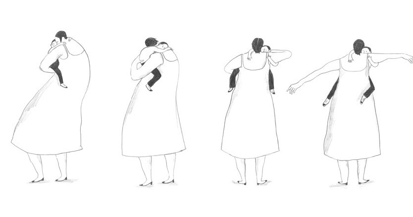 Line and spot in the works of Albertina Zullo